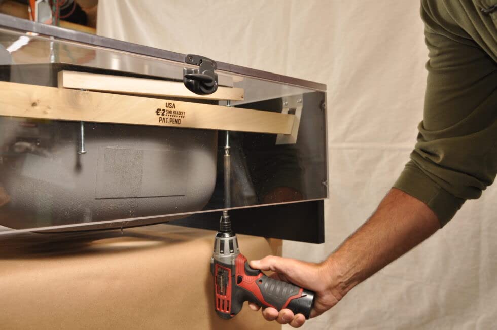 Snapklik.com : Kelaro EZ Sink Mounting Bracket Kit For Undermount ...