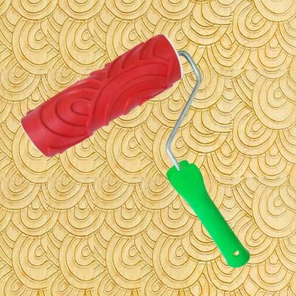 DECORNOW Special Effect Imported Rubber Paint Roller with Handle For ...
