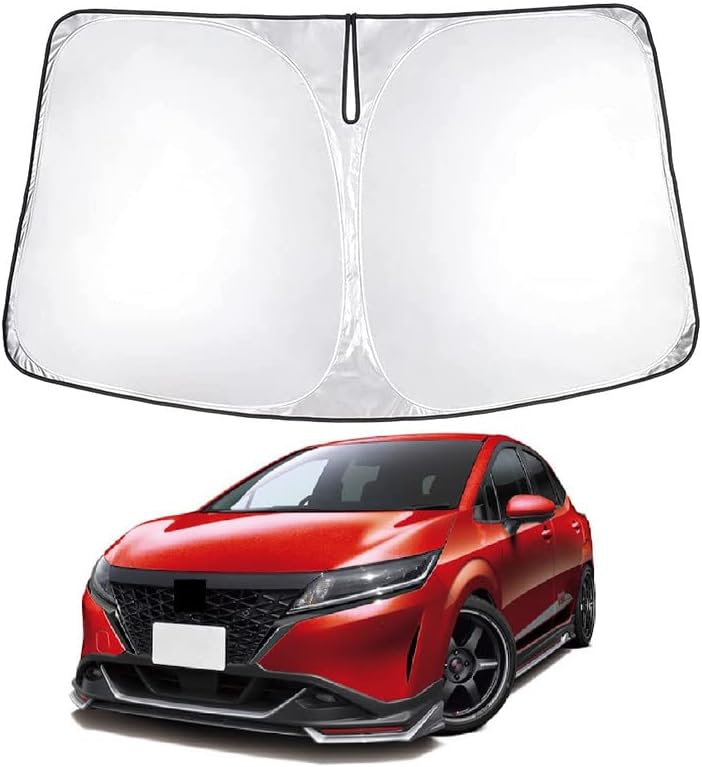 Amazon | 新型 日産 ノート e-power E13 専用サンシェード 車 フロント 2020.12~現行 NISSAN Note e-power E13 フロントガラス用 UVカット ...