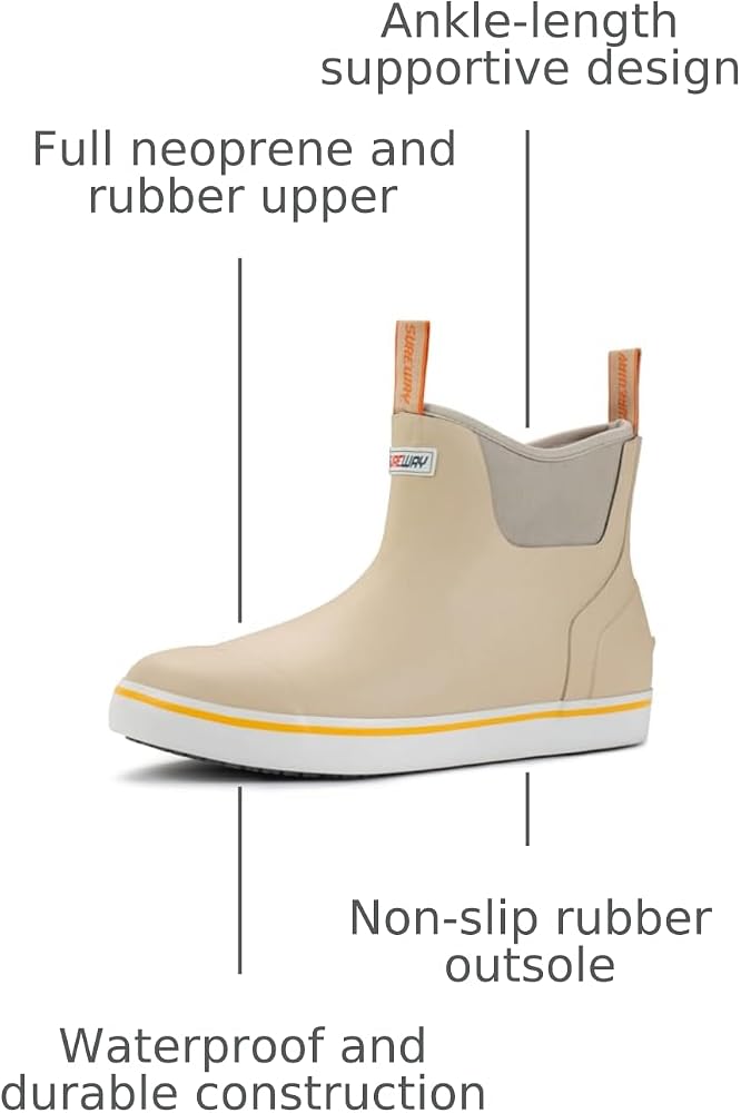Sureway Deck Work Boots Fishing Boat Boots For Men SW500