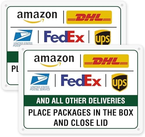 Amazon.com: Package Delivery Sign, Package Delivery Stickers, Leave ...