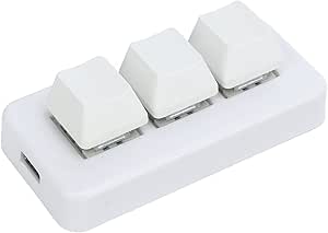 Amazon.com: 3 Key Keypad, Mini 3 Key Keypad LED Mechanical Gaming ...