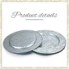 Amazon.com | Maxdot 16 Pcs 13 Inches Round Charger Plates Silver Metal ...