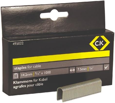 1000 x Rapid 28 Series (R28) WHITELINE Cable Staples - White Coated ...