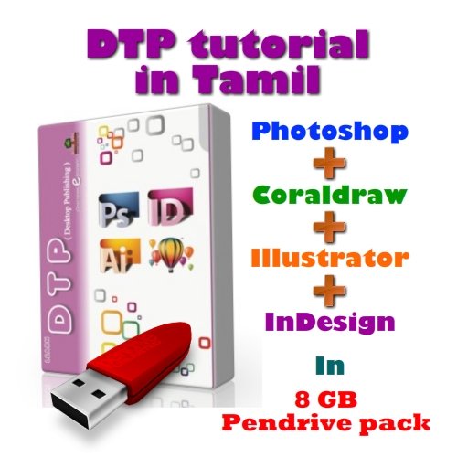 Edutree - Learn DTP Super Saver Combo Pack- 8GB Pendrive pack (In Tamil ...
