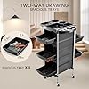 Amazon.com: Beauty Rolling Hair Salon Station with 5 Drawers ...