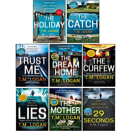 T.M. Logan 8 Books Collection Set (The Mother, The Curfew, The Dream Home, Trust Me, Lies, The ...