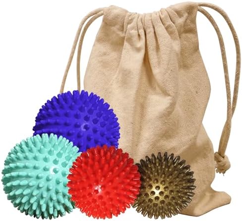 Amazon.com: GERARDO'S TOYS - Spiky Massage Ball Set: includes 2 Large ...