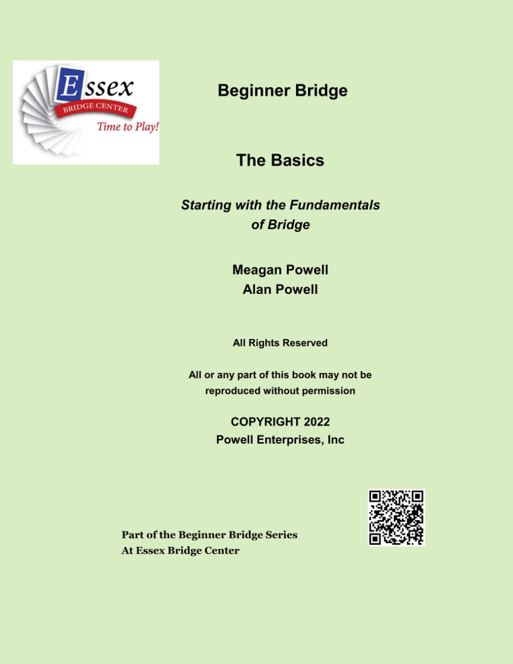 Beginner Bridge: The Basics (Beginner Bridge: The First Year): Powell ...