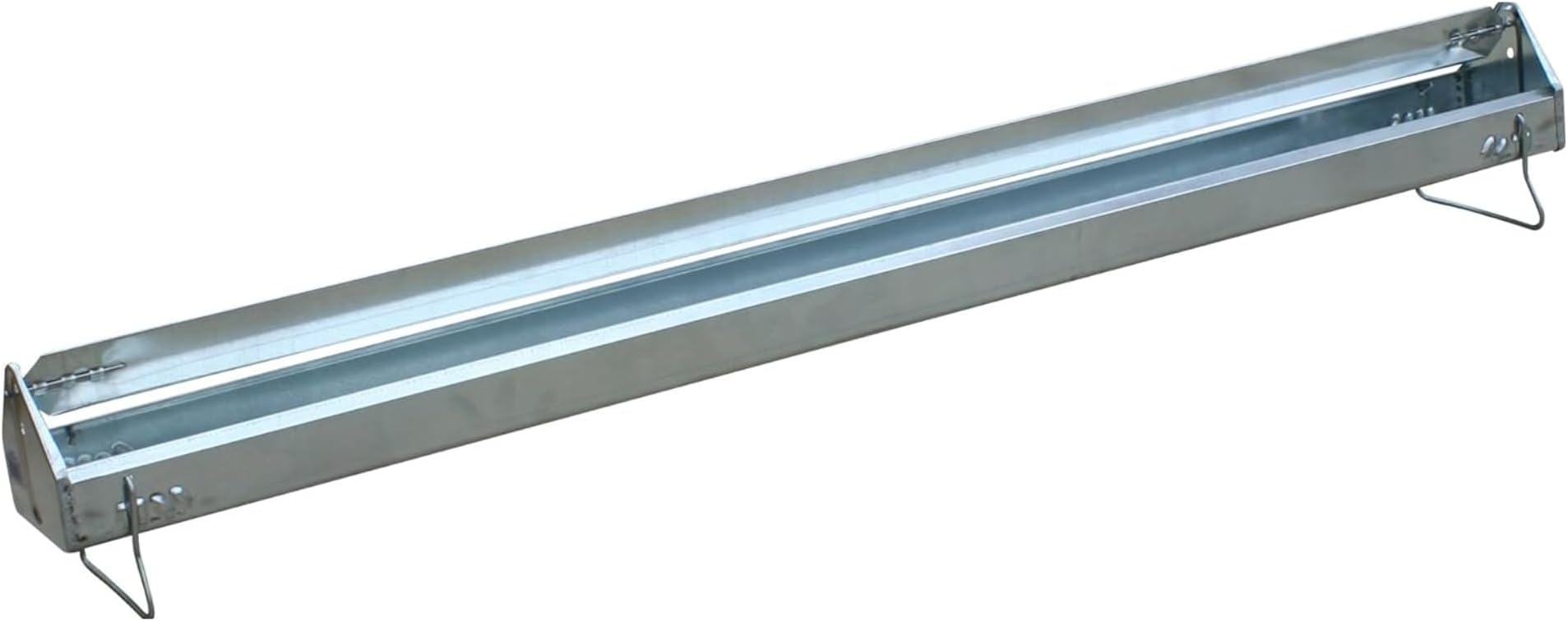 Amazon.com : Solution4Patio Galvanized Steel Chicken Feeding Trough W ...