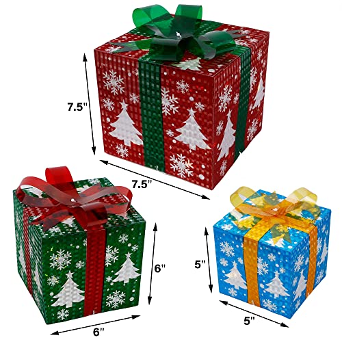 Snapklik.com : Yofit Set Of 3 Christmas Lighted Gift Boxes Decorations ...