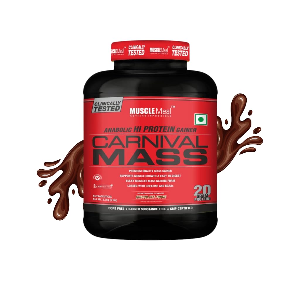 MUSCLE MEAL | Anabolic Hi Protein Gainer | Carnival Mass Gainer ...