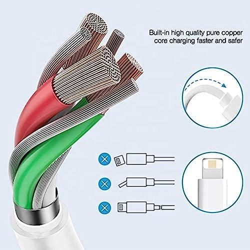 UNIROSS USB To Lightning Micro USB And USB-C, Sturdy and Durable, Laser ...