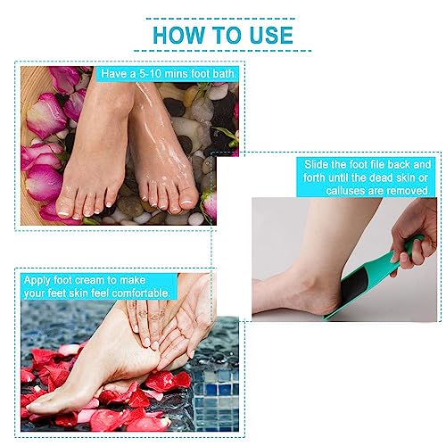 Snapklik.com : 3 Pcs U-Shape Professional Pedicure Dead Skin Foot Files ...