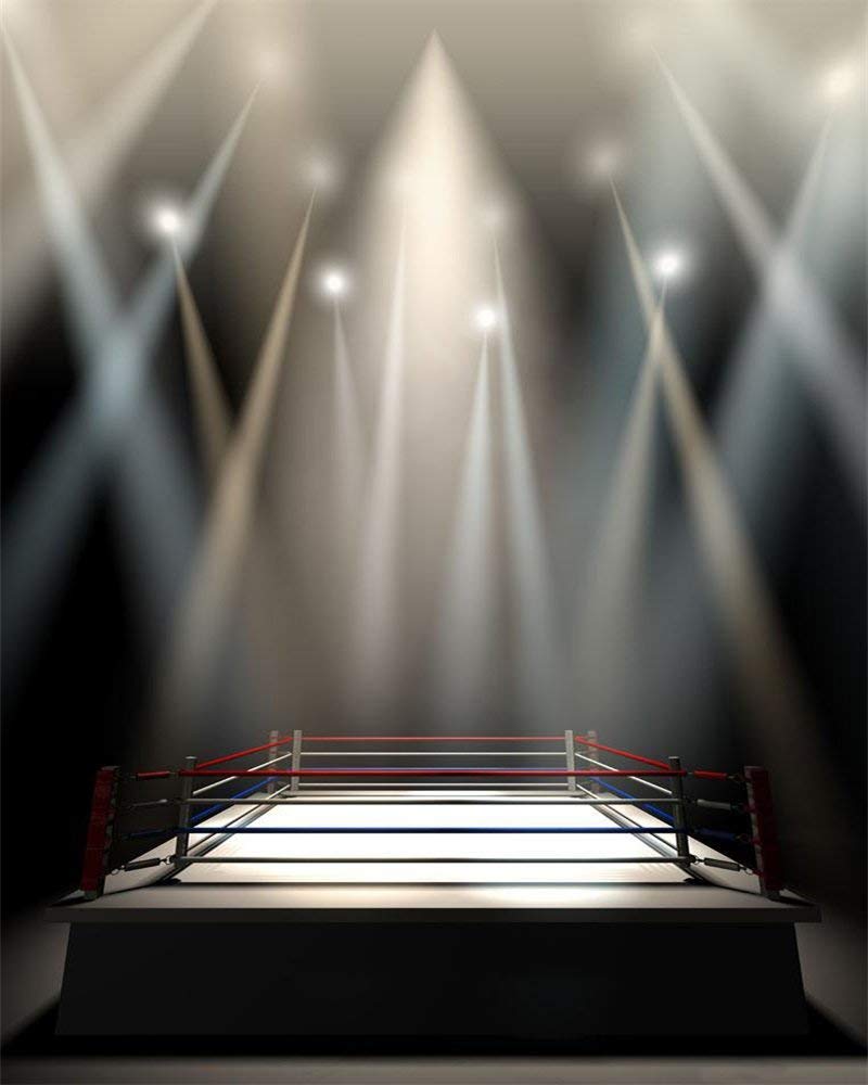 Buy CdHBH 10x12ft 3D Printing Vinyl Material Boxing Ring Background ...