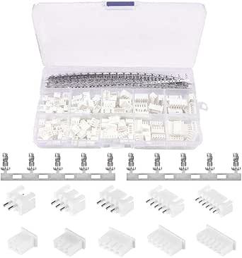 Amazon.co.jp: JST-XHコネクタ キット XHコネクター ネクタ端子 JST XH型端子 ピン付きオスメスコネクタ ピンハウジングおよびピンソケットハウジングキット JST ...