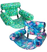 Amazon.com: FindUWill Pool Floats Adult - 2 Pack Inflatable Pool Float ...