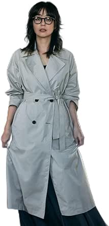 Amazon | [ICB] 【撥水加工】 メモリーストレッチタフタ トレンチコート トープ系 00 | コート・ジャケット 通販