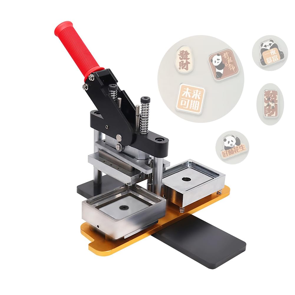 Photo Magnet Machine, DIY Fridge Magnets Pin Maker Machine, 50 * 50mm ...