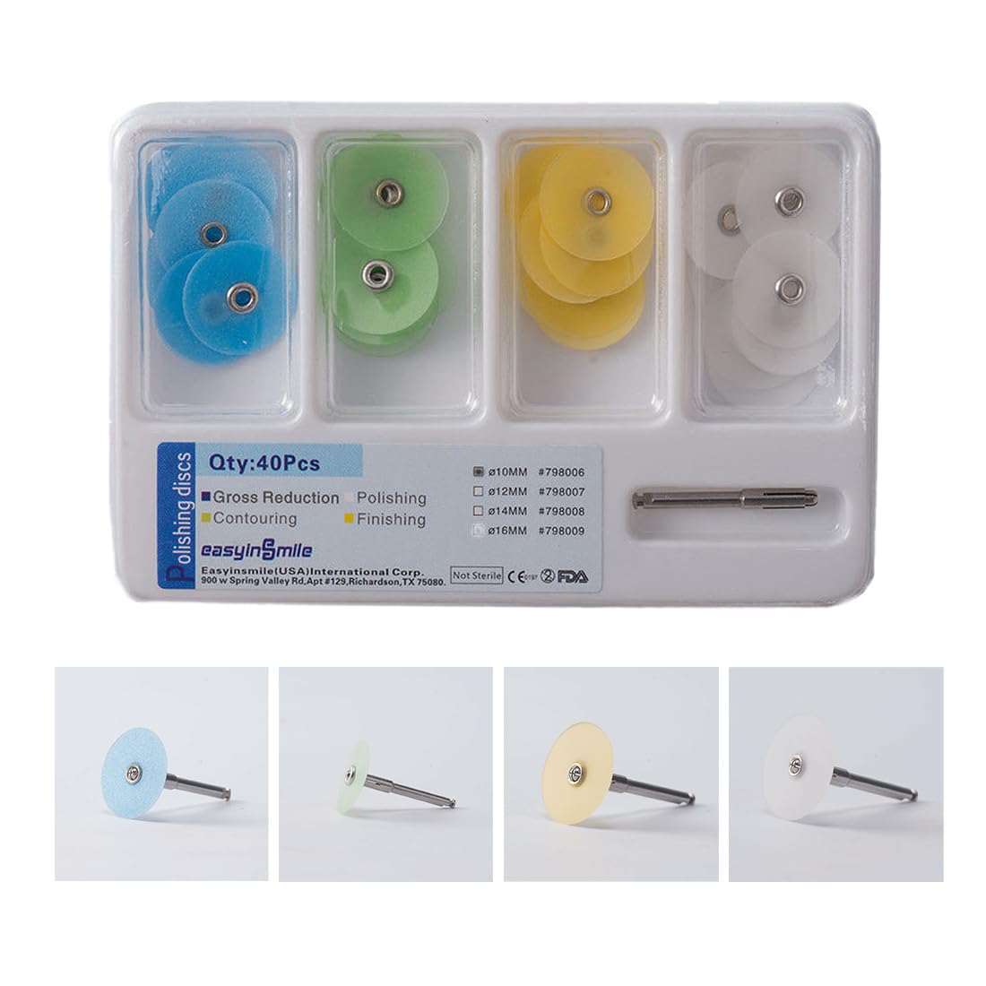 Amazon.com: Dental Composite Finishing Polishing Discs 40PCS Dental ...