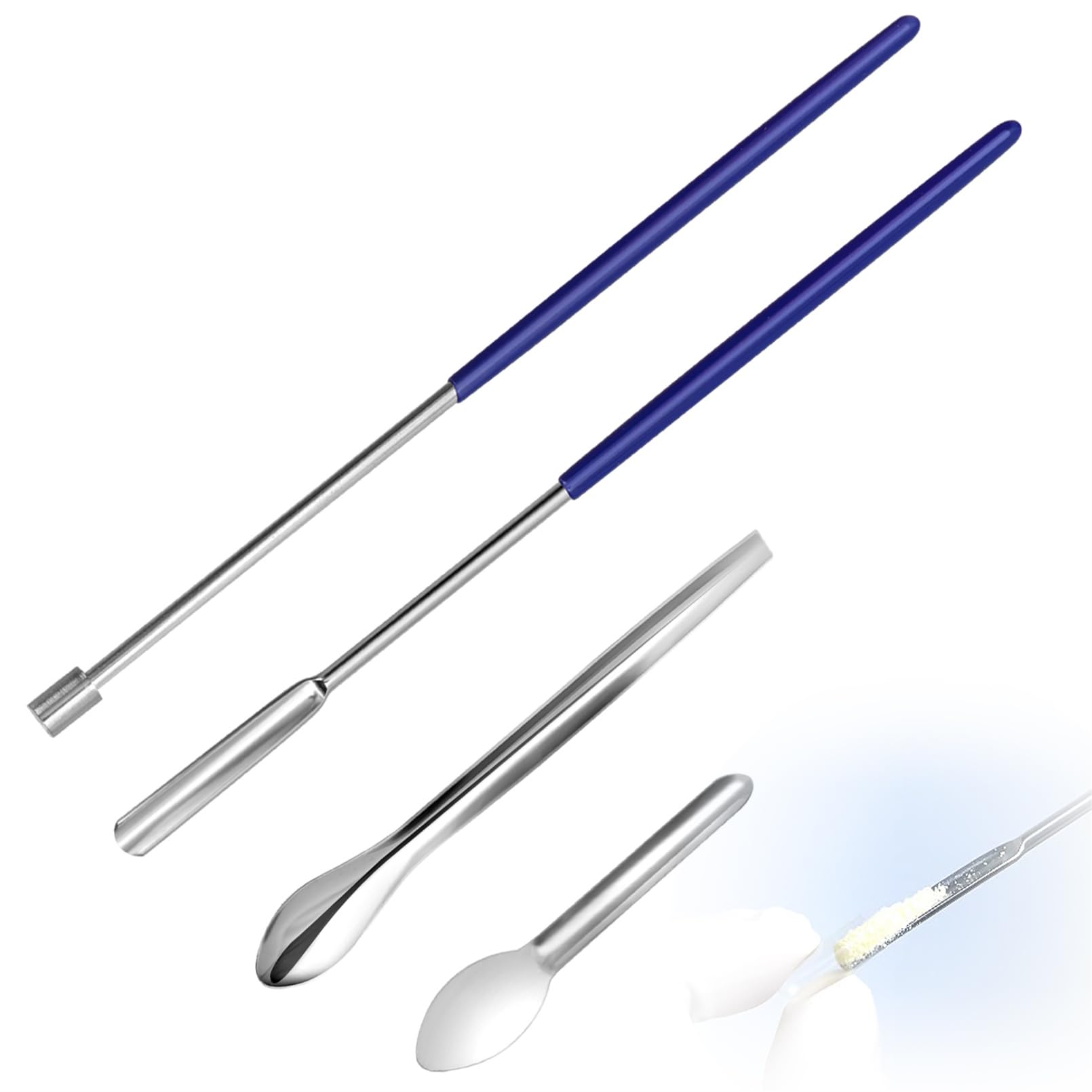 Capsule Filling Machine Kit Stainless Steel Micro Lab Scoop Laboratory ...