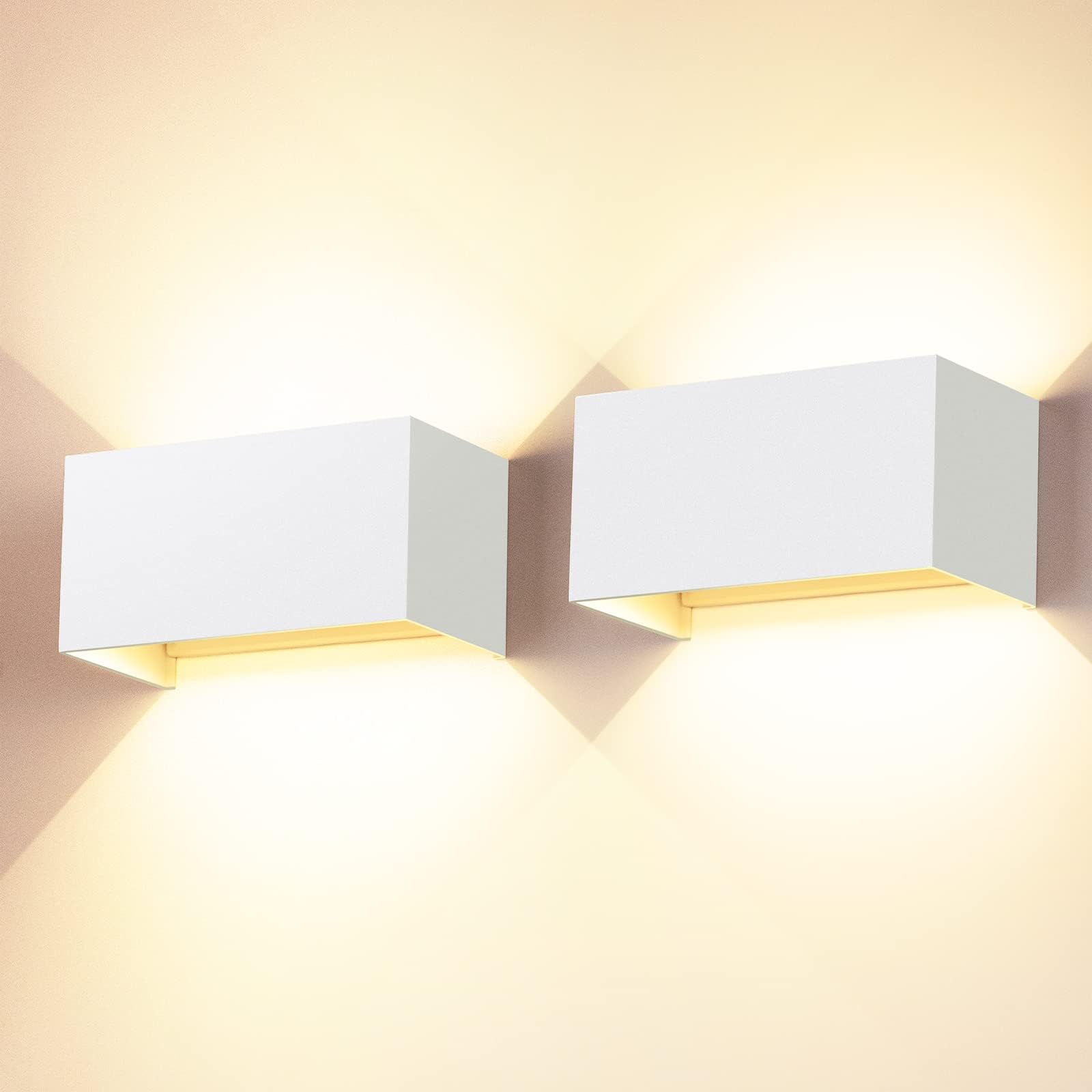 Kingwei Applique Murale Intérieur LED 12 W 4 Pièces Avec Angle de ...