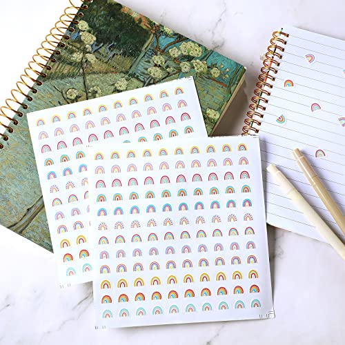 Snapklik.com : 3000 Pcs Rainbows Stickers For Kids Boho Small Rainbows ...