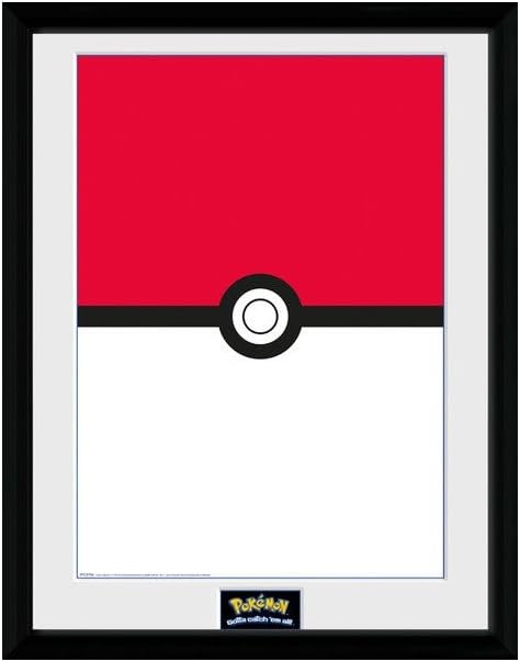 Amazon.com: GB eye LTD, Pokemon, Pokeball, Framed Photograph, 40 x 30 ...