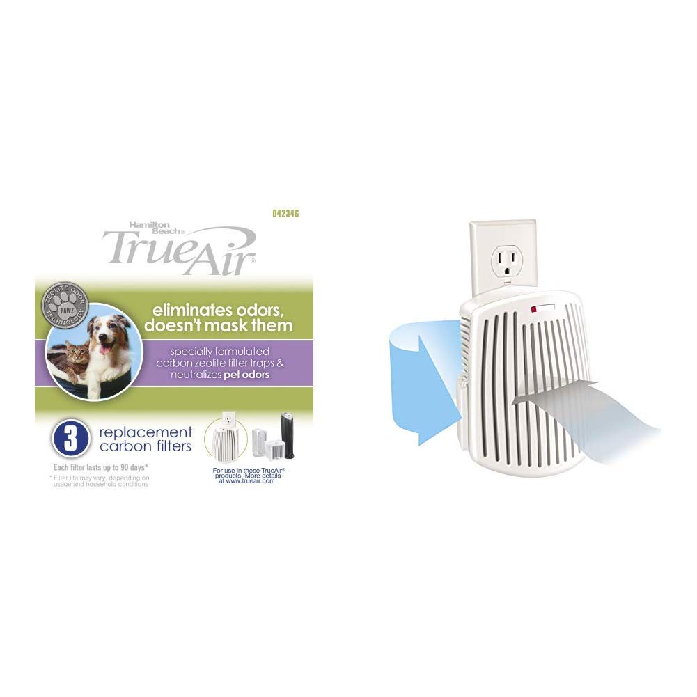 Amazon.com: Hamilton Beach TrueAir Replacement Carbon Filter, 3-Pack ...