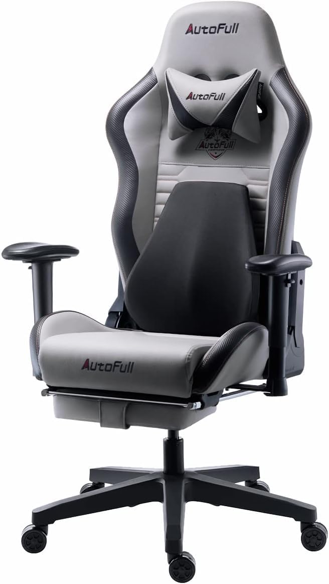 AutoFull C3 Gaming Chair Ergonomic Office Chair with 3D Bionic Lumbar Support, Racing Style ...