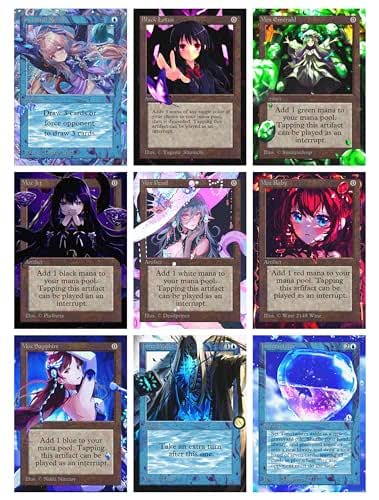 Amazon.com: 9x | Power 9 Set #1 | P9 | Power Nine | Anime | Full Art ...