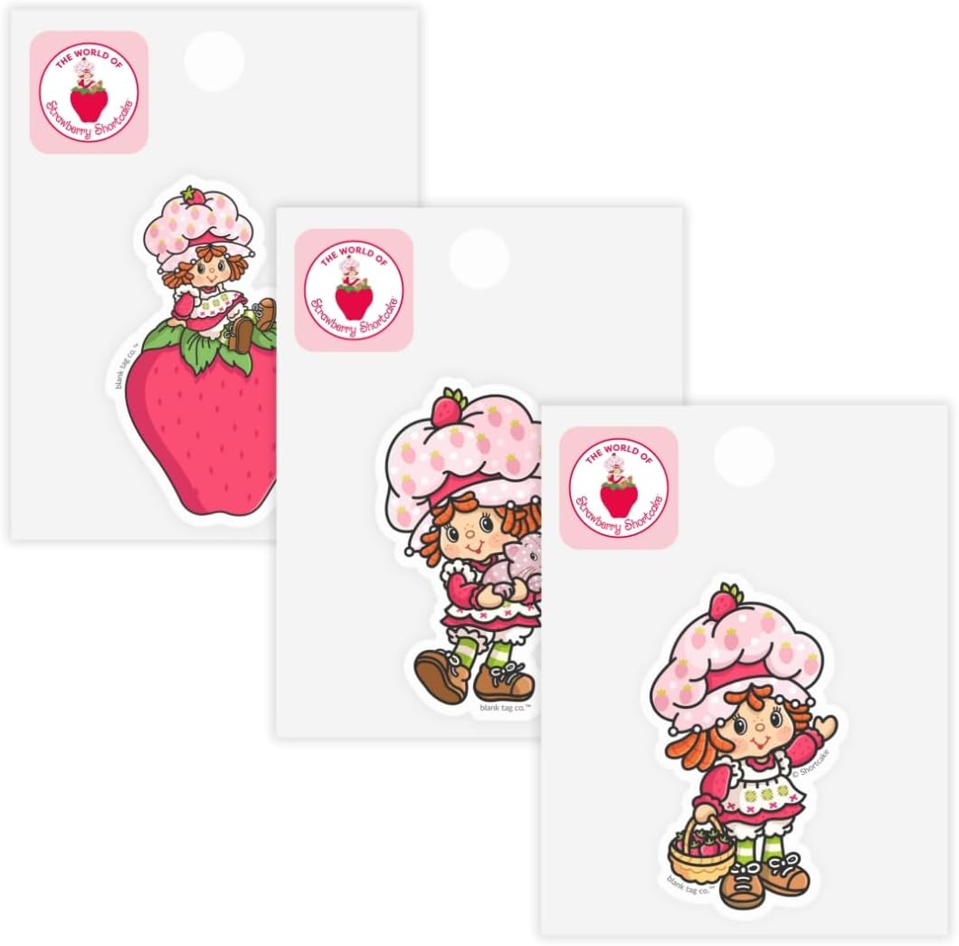 Amazon.com: Strawberry Shortcake Standard Stickers - 4 Sheet : Toys & Games