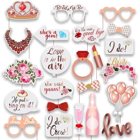 Party Propz Birthday Photo Booth Props - 29pcs Set with Funny Crown ...