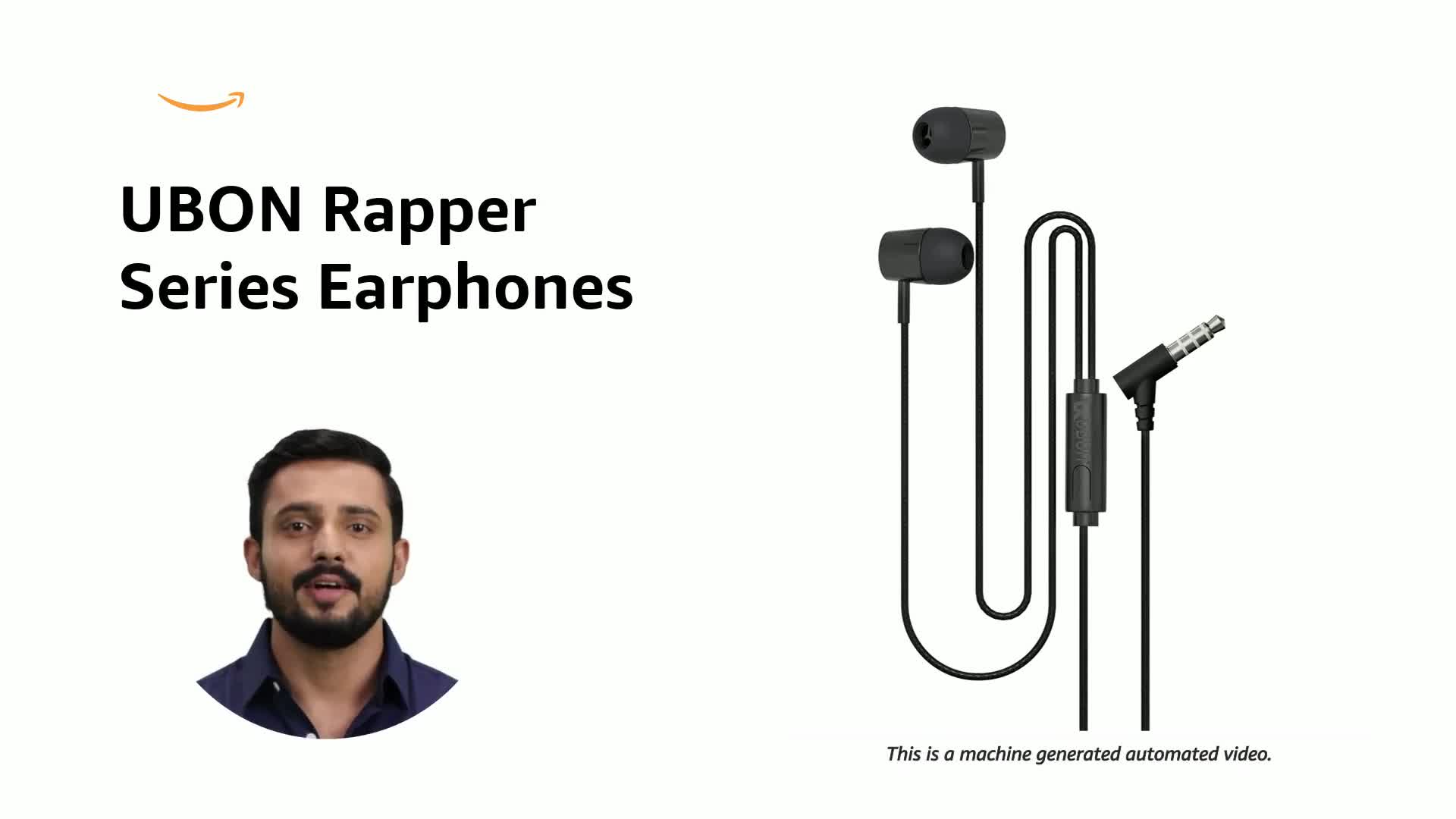 Watch UBON Rapper Series Earphones Overview on Amazon Live