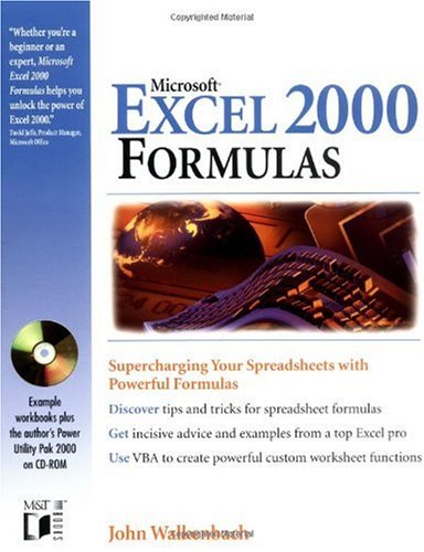 Microsoft Excel 2000 Formulas : Amazon.com.mx: Libros