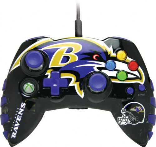 Amazon.com: Mad Catz Baltimore Ravens Xbox 360 Controller : Sports ...