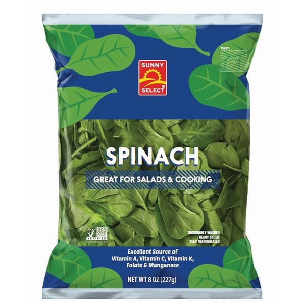 Amazon.com: Sunny Select, Spinach, 8 Ounce : Grocery & Gourmet Food
