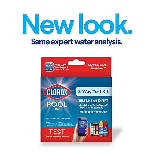 Clorox® Pool&Spa™ Swimming Pool 3-Way Water Test Kit, Accurately ...