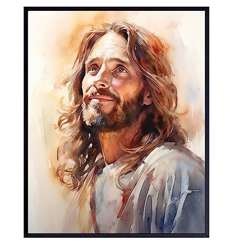 Amazon.com: Jesus Christ Wall Decor - Jesus Poster - Jesus Loves Me ...