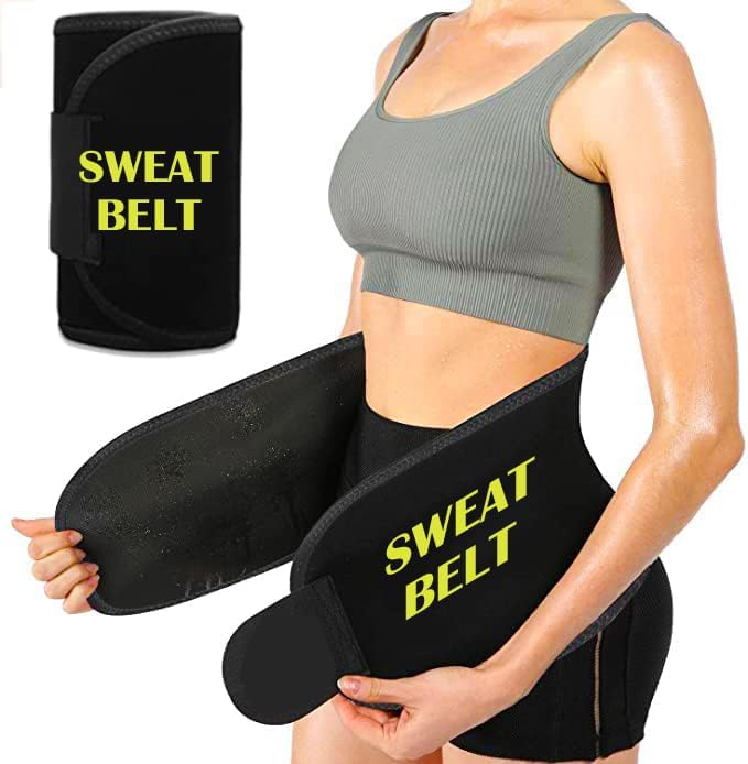 Buy Fit Div™ Sweat Slim Belt, Stomach Belt for Men & Women Non-Tearable ...