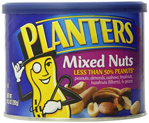 PLANTERS Mixed Nuts, 10.3 Ounce (Pack of 4) - Peanuts, Almonds, Cashews ...