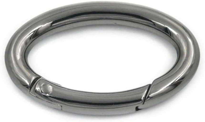 Amazon.com: 2 PCS Open Oval Ring Trigger Spring Gate Clips Snap For ...