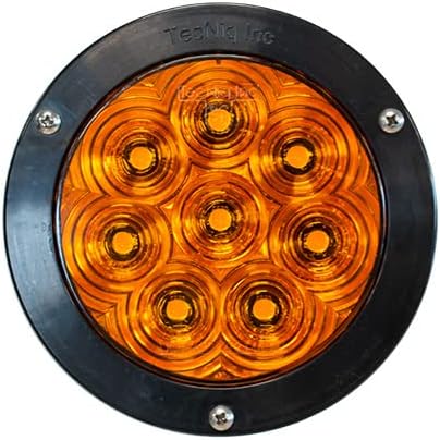 Amazon.com: 4" Round Amber LED Strobe light : Automotive