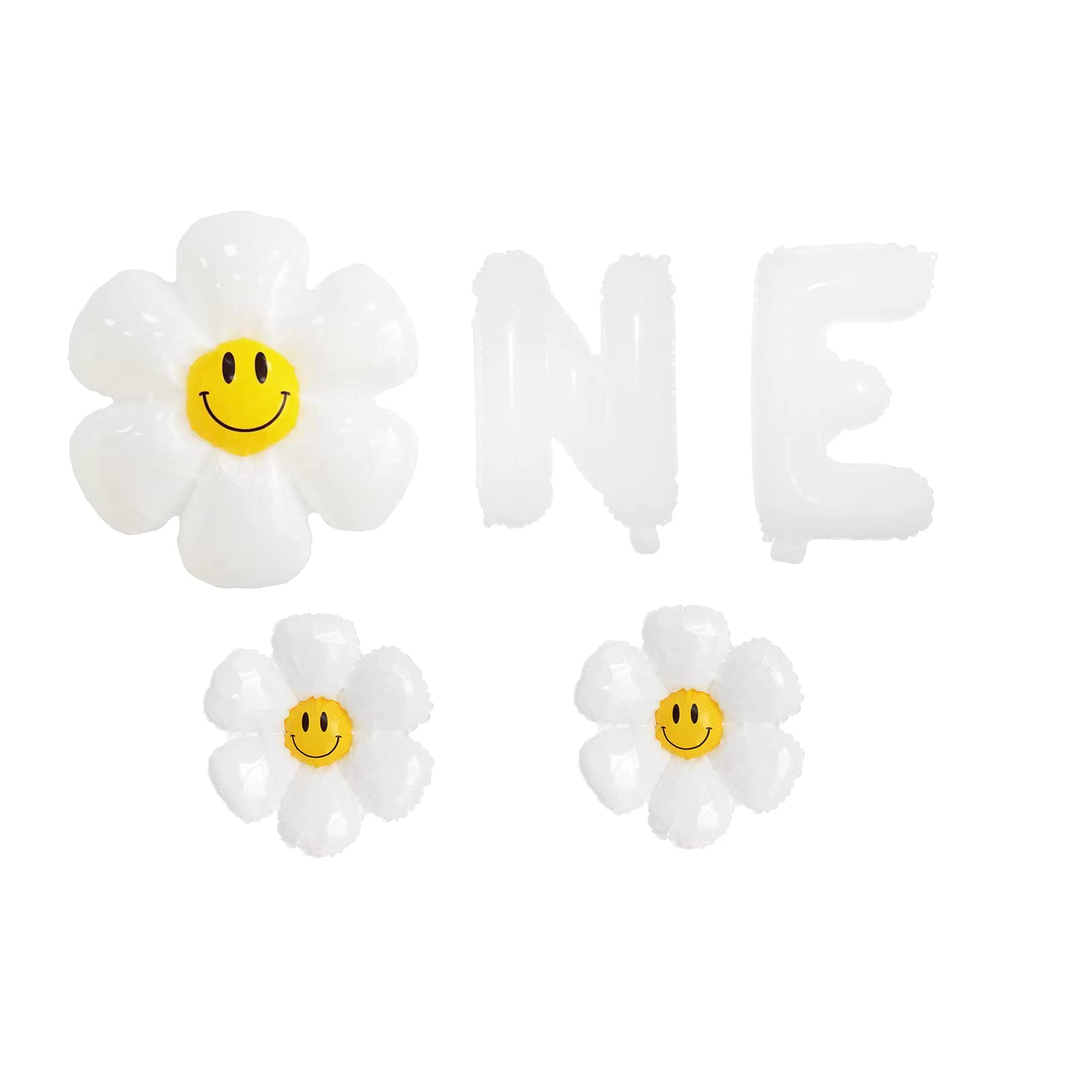 Amazon.com: Daisy One Foil Balloon One Groovy Balloons Daisy One Letter ...
