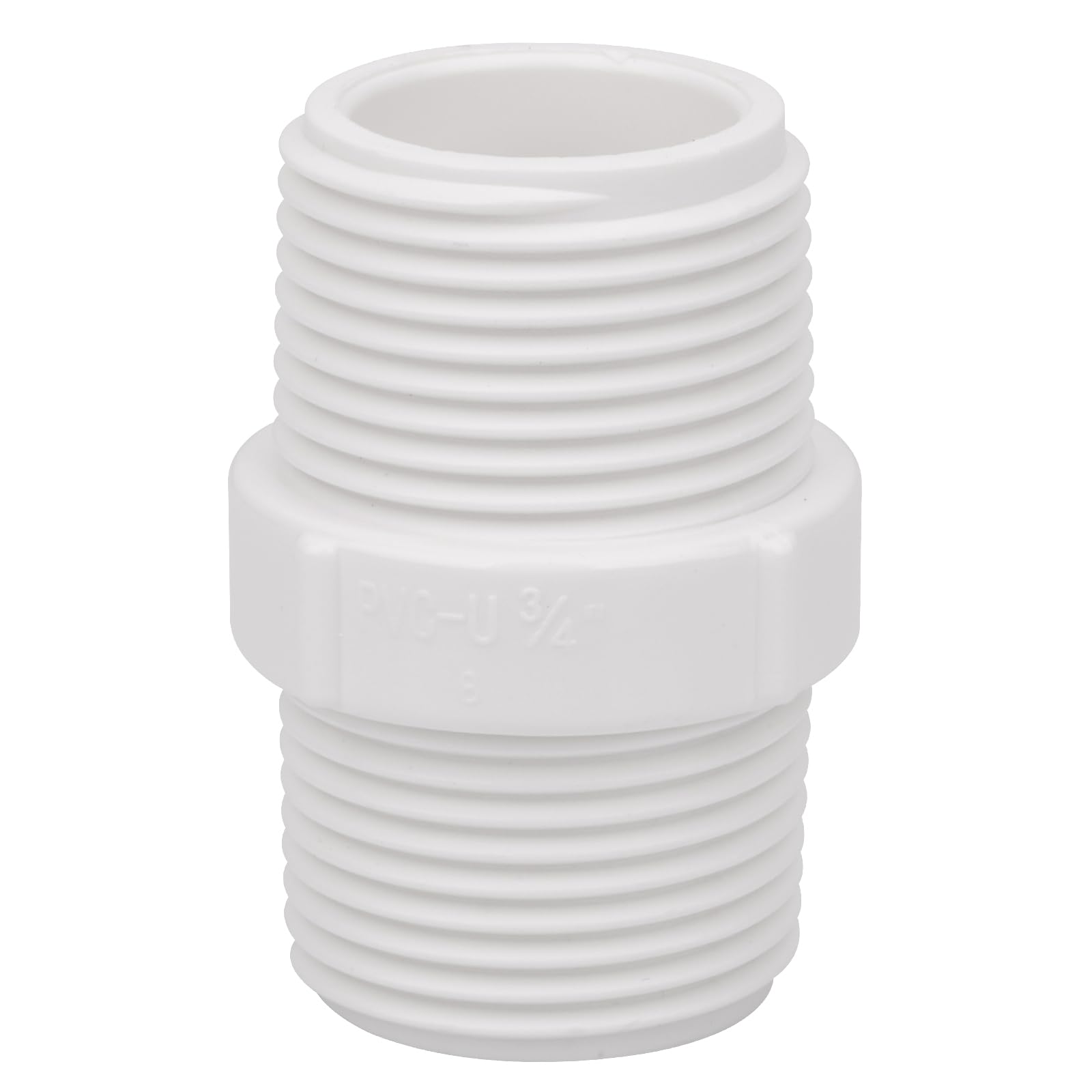 Snapklik.com : 20Pack 3/4 Inch PVC Nipple Male Thread Coupling Adapter ...