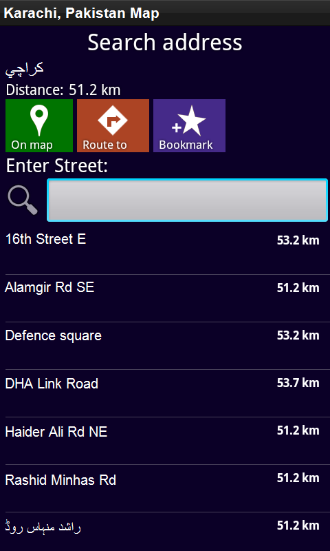 Karachi, Pakistan - Offline Map:Amazon.com:Appstore for Android