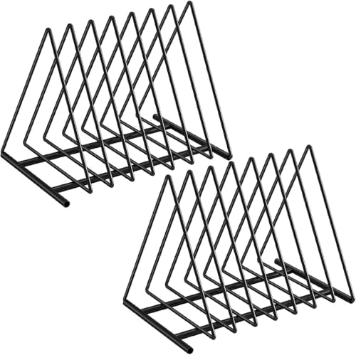 Amazon.com: Fun storage 2 Pack Triangle Desk File Organizer, 7 Slots ...