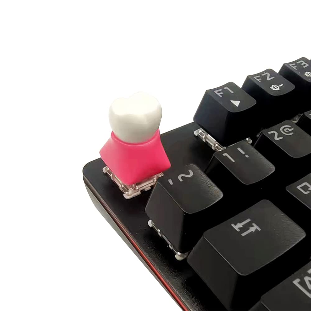 RadRab Funny Keycaps Cute Custom Resin Keyboard Key Caps for Cherry MX ...
