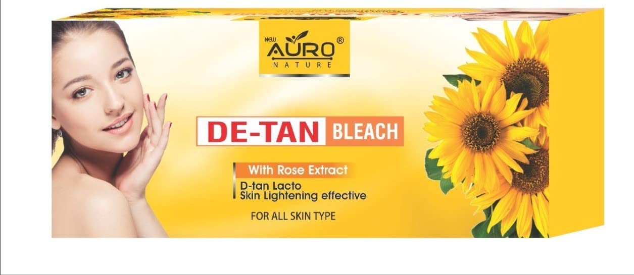 Auro Nature D-Tan Bleach Kit 3D Tanning Removal Formula with 300gm ...