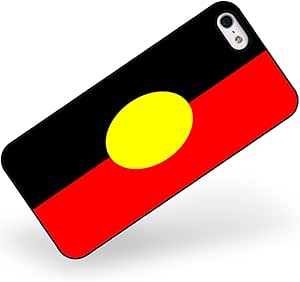 Amazon.com: Rubber Case for iphone 5 5s Aborigines Flag region ...